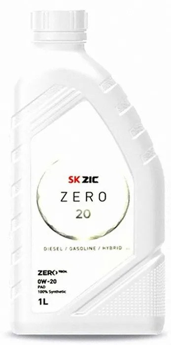 Моторное масло ZIC ZERO 20 0W-20 1л. синтетическое купить в интернет ...
