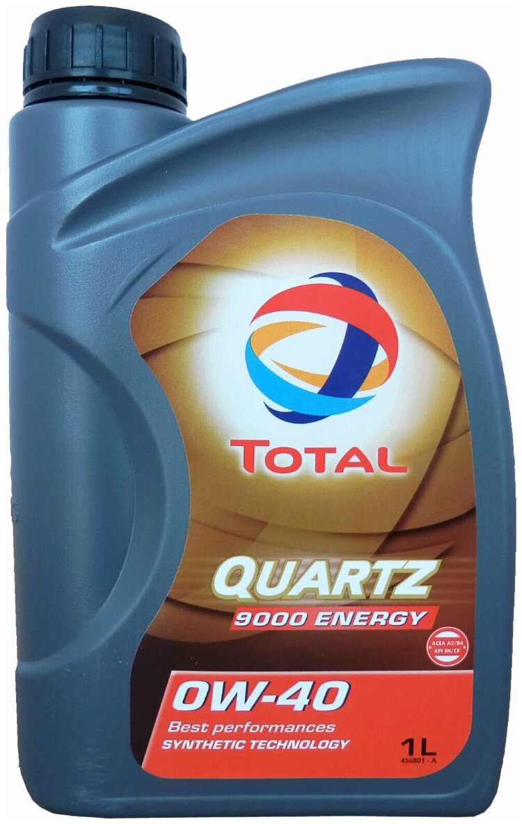 Моторное масло TOTAL Quartz 9000 0W-40 1л. синтетическое купить в ...