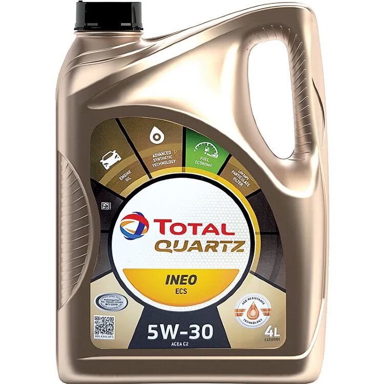 Моторное масло TOTAL Quartz INEO ECS 5W-30 4л. синтетическое купить в ...